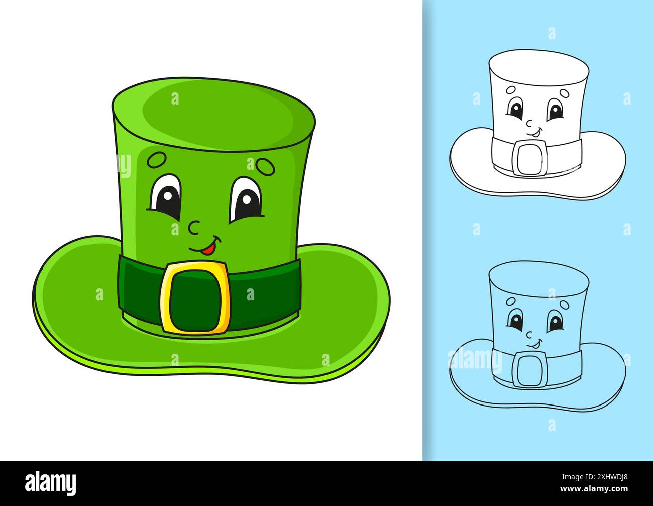 Set of vector illustrations isolated on white and colored background ...