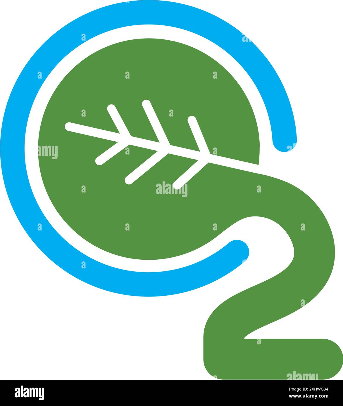 Vector logo oxygen therapy Cut Out Stock Images & Pictures - Alamy