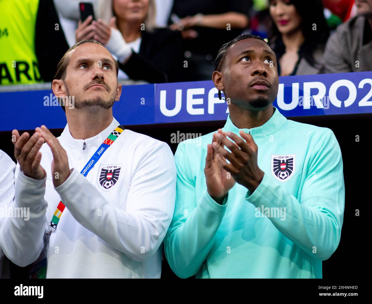 David Alaba (Oesterreich, Betreuer), GER, Austria (AUT) vs France (FRA), Fussball ...