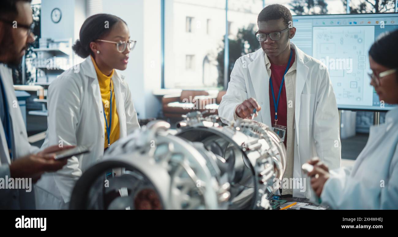 Scientist works in laboratory developing hi-res stock photography and ...