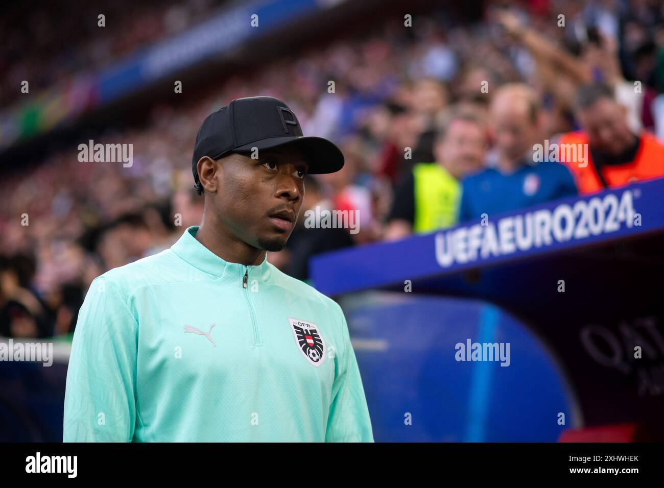 David Alaba (Oesterreich, Betreuer), GER, Austria (AUT) vs France (FRA ...