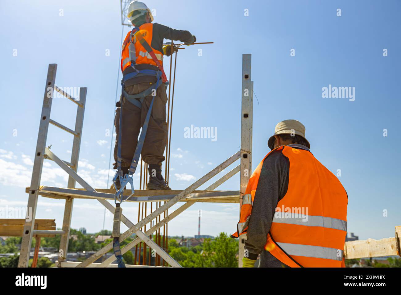 Supervisor foreman look out hi-res stock photography and images - Alamy