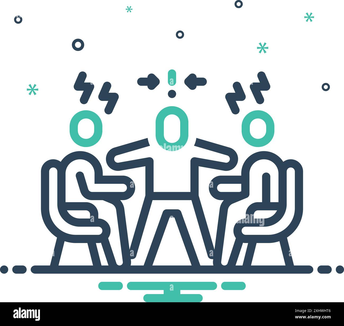 Conflict resolution vector vectors hi-res stock photography and images ...