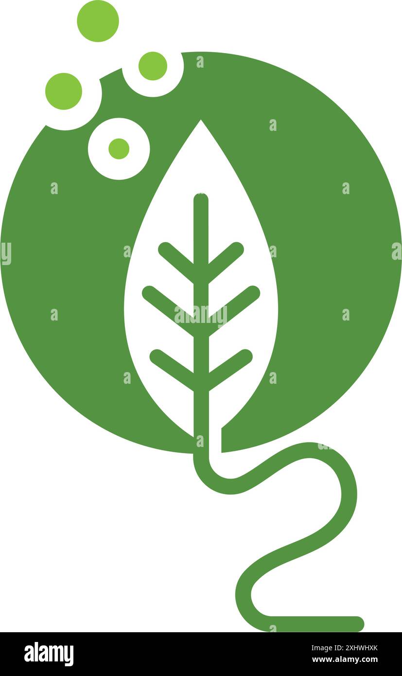 Vector logo oxygen therapy Cut Out Stock Images & Pictures - Alamy