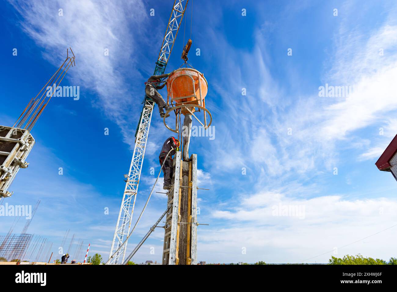 Crane carry cone tank hi-res stock photography and images - Alamy