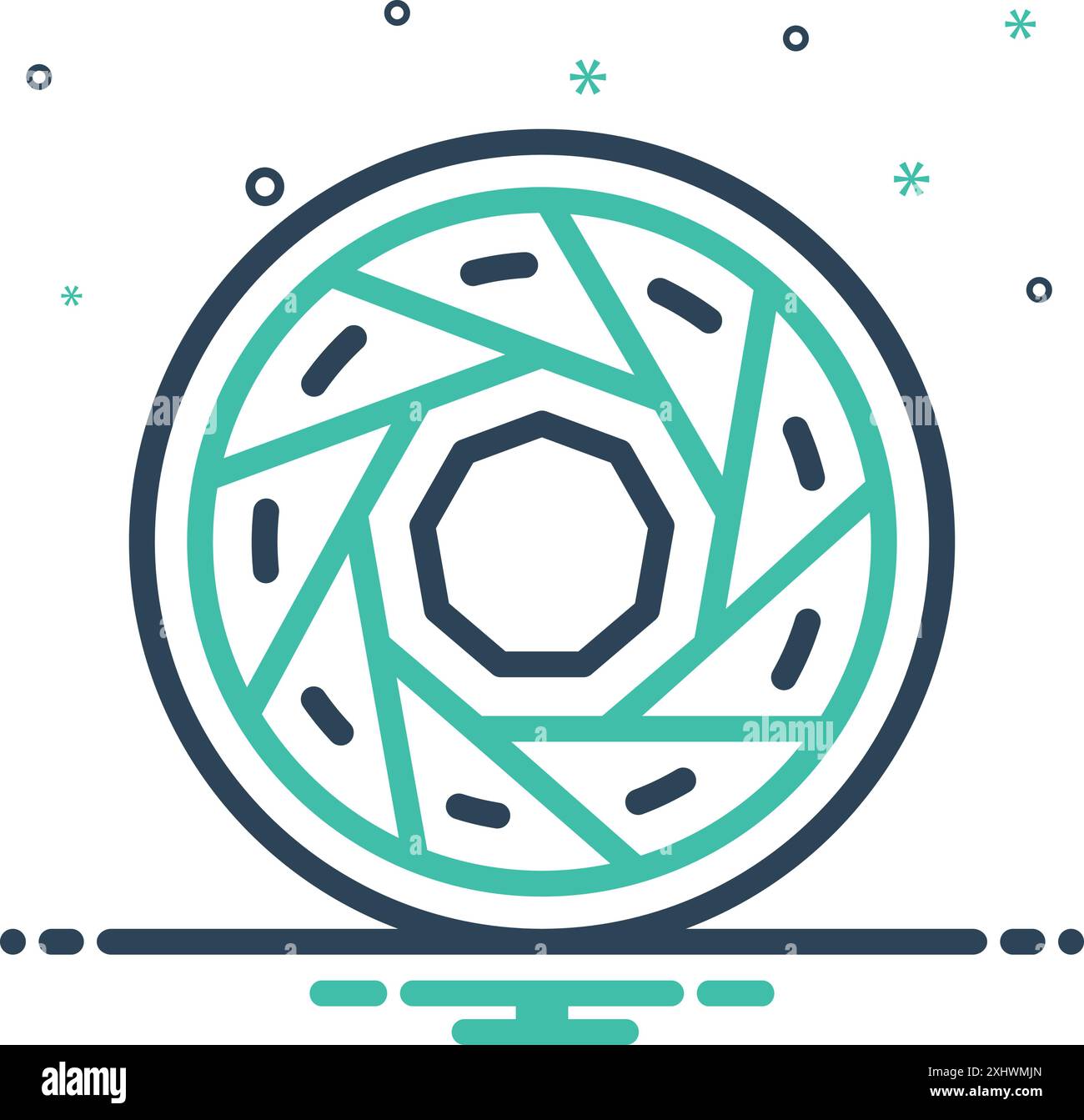 Icon for aperture, camera Stock Vector Image & Art - Alamy