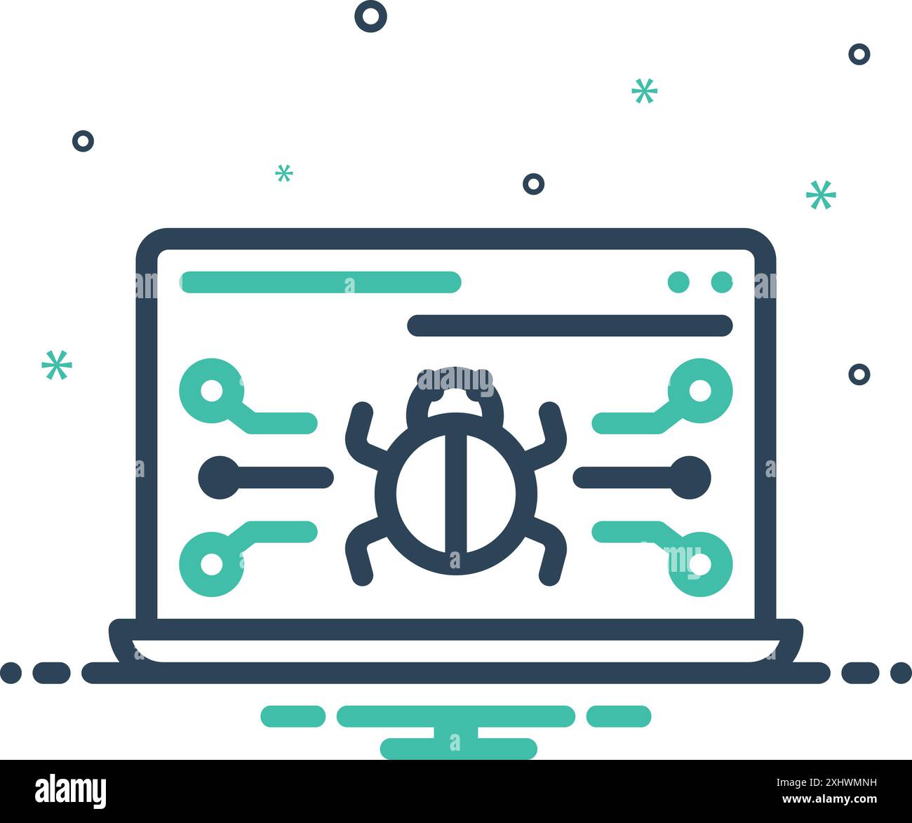 Malware logo Stock Vector Images - Alamy