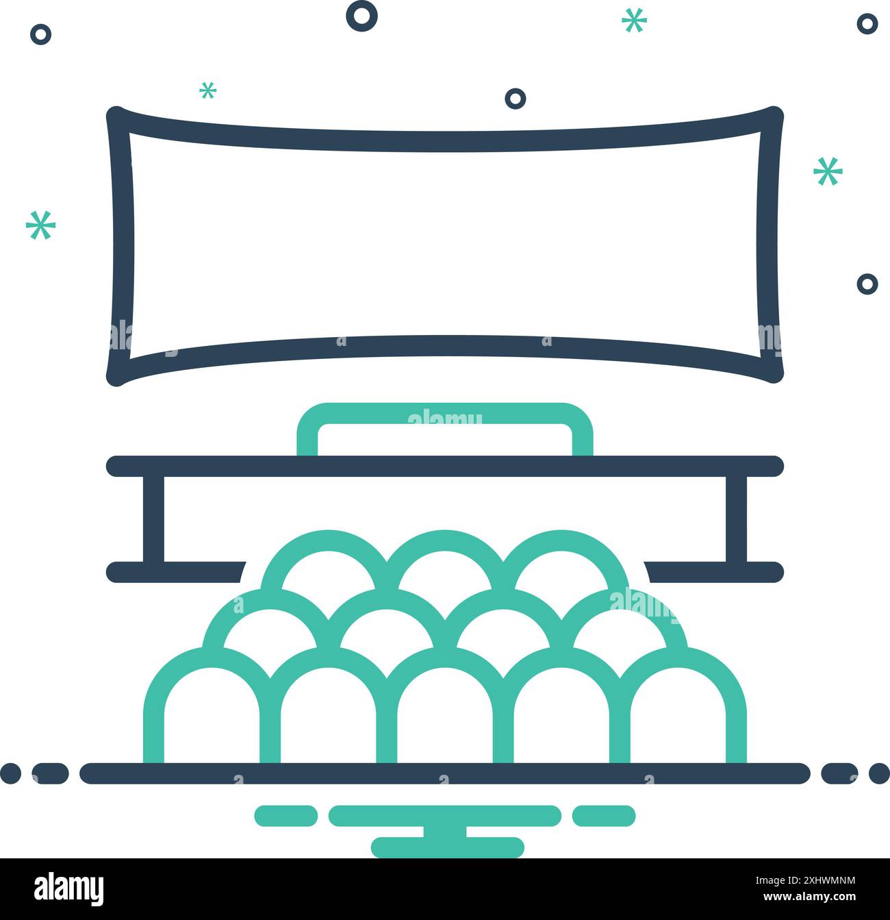 Auditorium stage screen Cut Out Stock Images & Pictures - Alamy