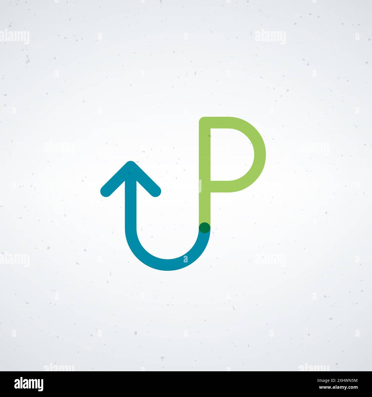 Start up logo. Up arrow emblem. Stock illustration isolated on white ...