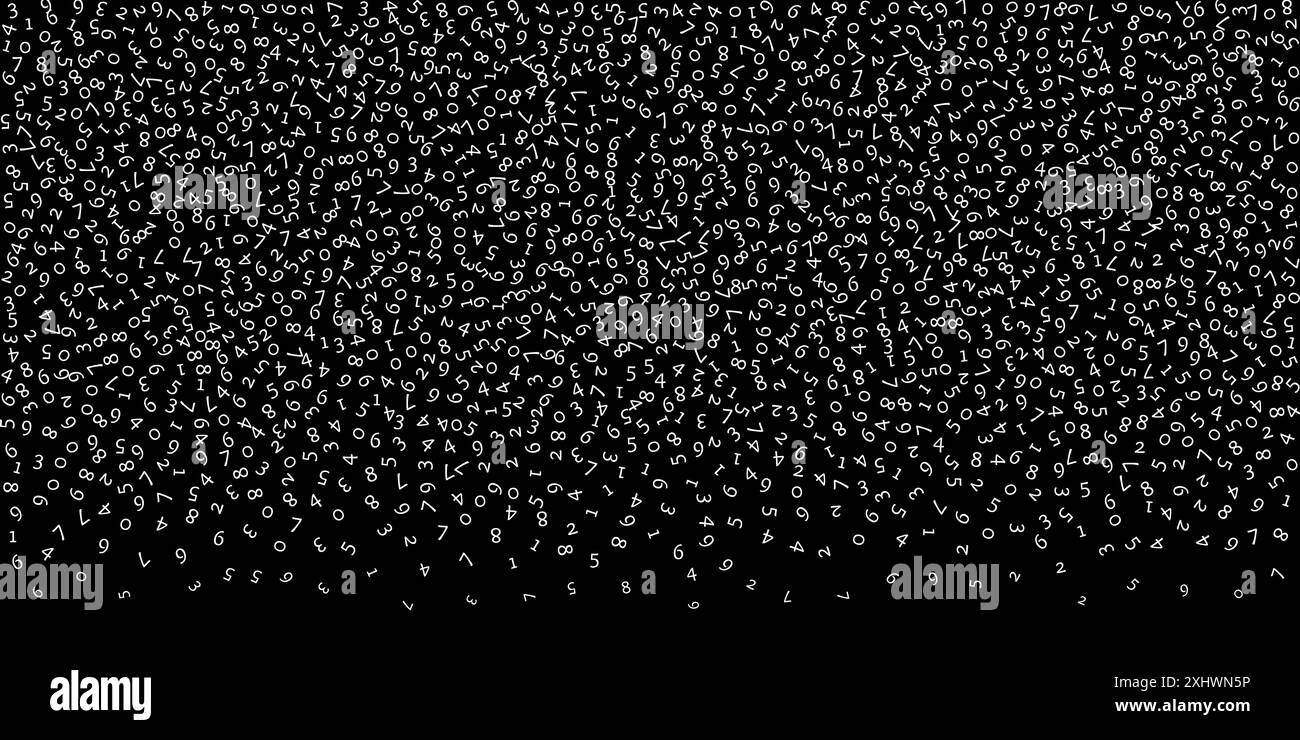 Scattered letters of latin alphabet. Colorful childish floating ...