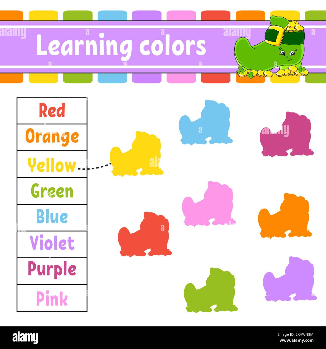 Shape sorting game Stock Vector Images - Alamy