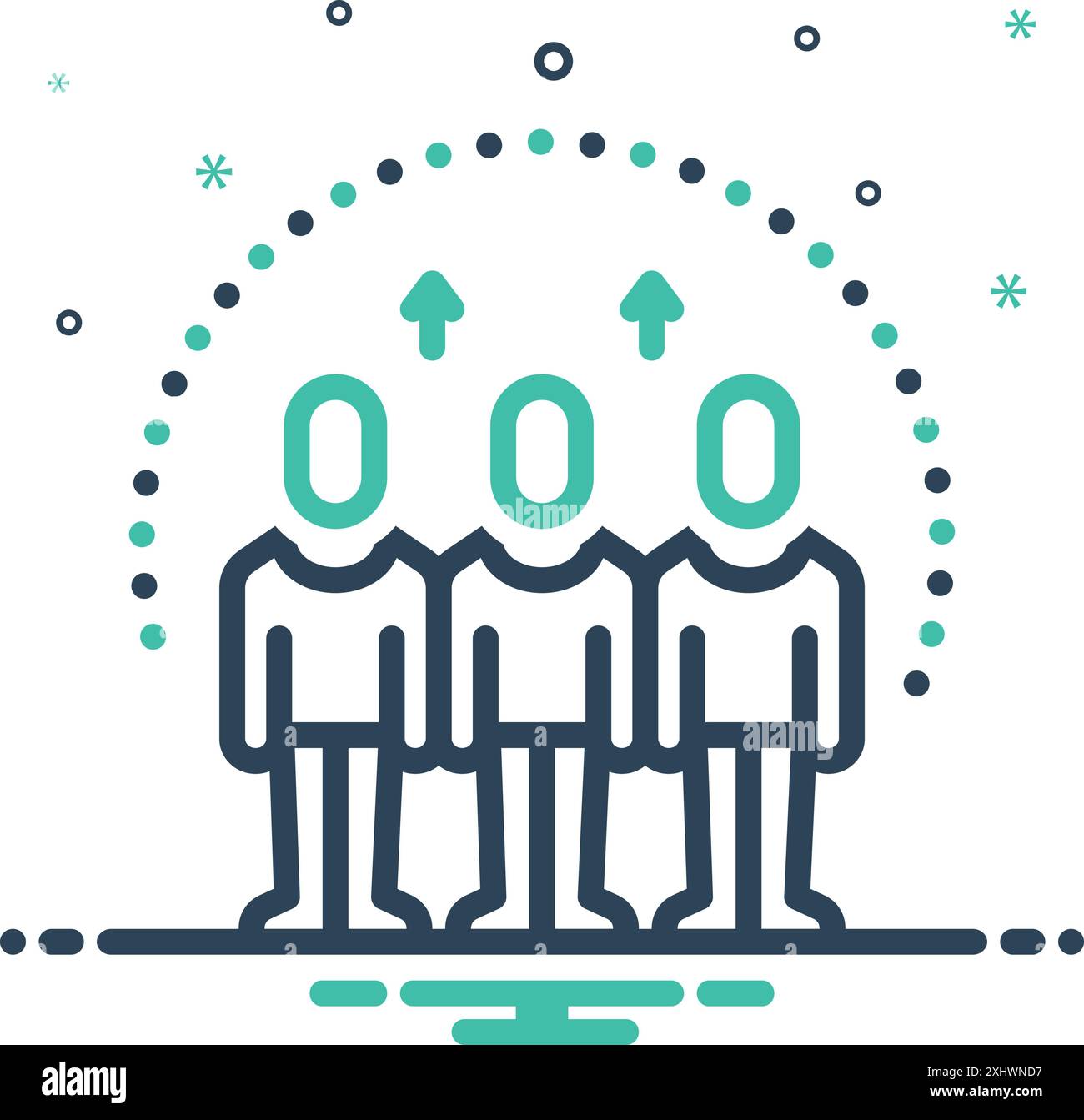 Team spirit vector vectors hi-res stock photography and images - Alamy