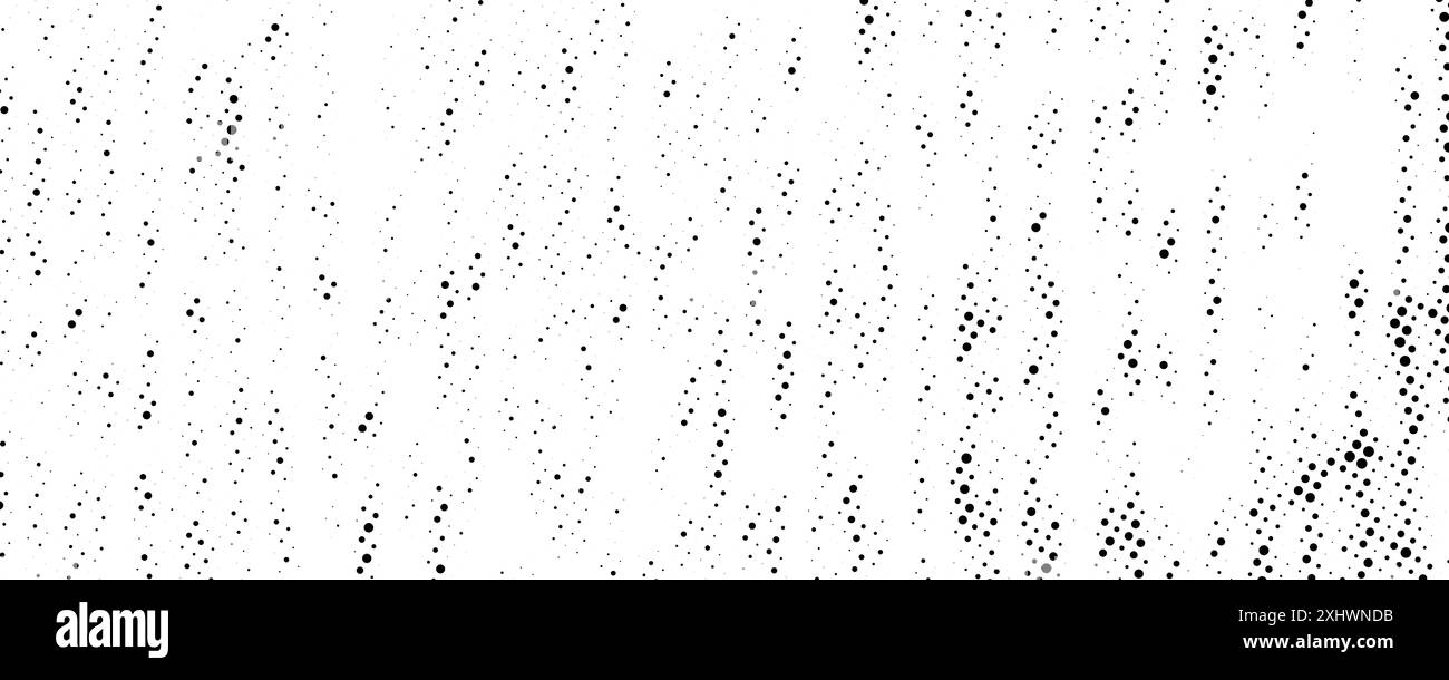 Halftone grungy wood texture. Grunge grit bark background. Black dotted ...