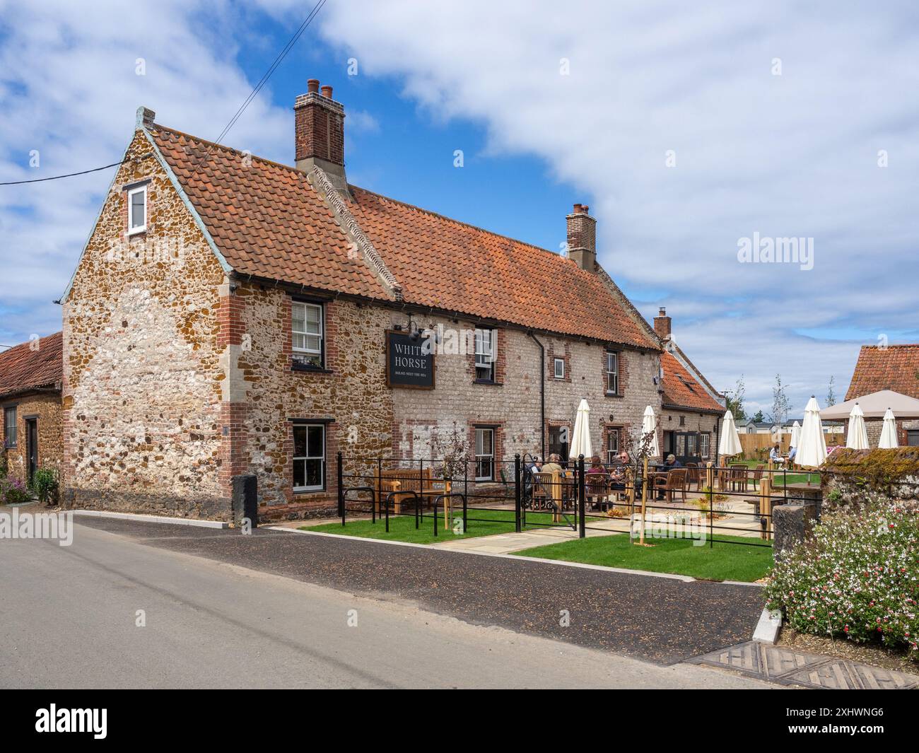 The White Horse, a gastropub in the village of Holme Next The Sea ...