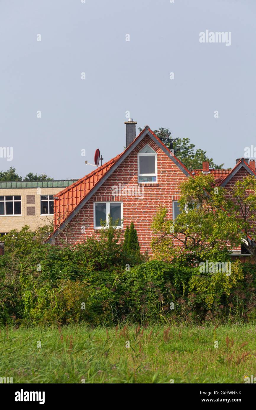 Residential building, Syke, Lower Saxony, Germany Stock Photo - Alamy