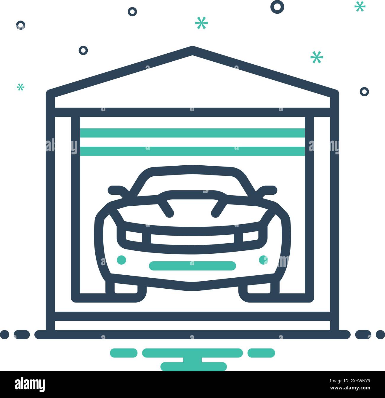 Car shed Stock Vector Images - Alamy