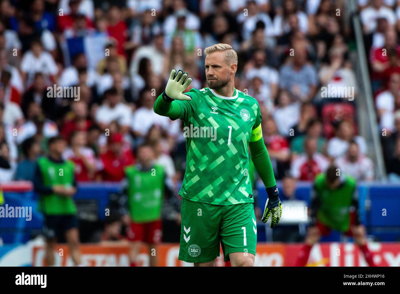 Kasper Schmeichel (Daenemark, #01), GER, Slovenia (SVN) vs Denmark (DEN ...