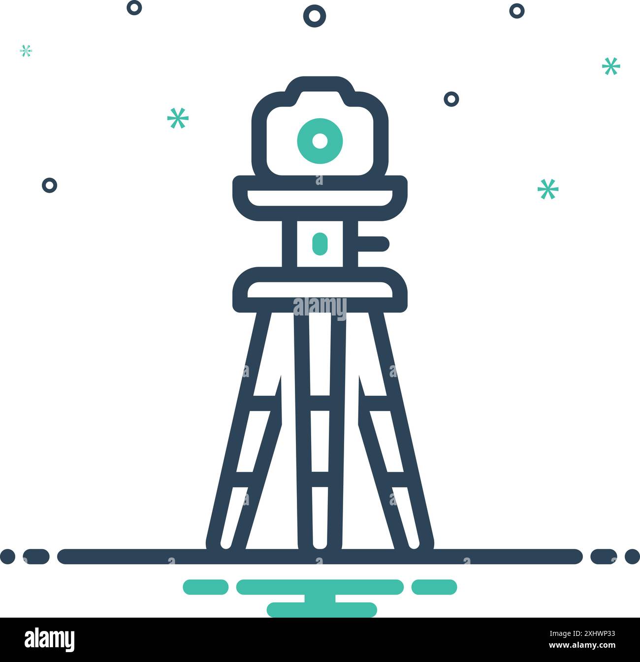 Tripod camera Stock Vector Images - Alamy