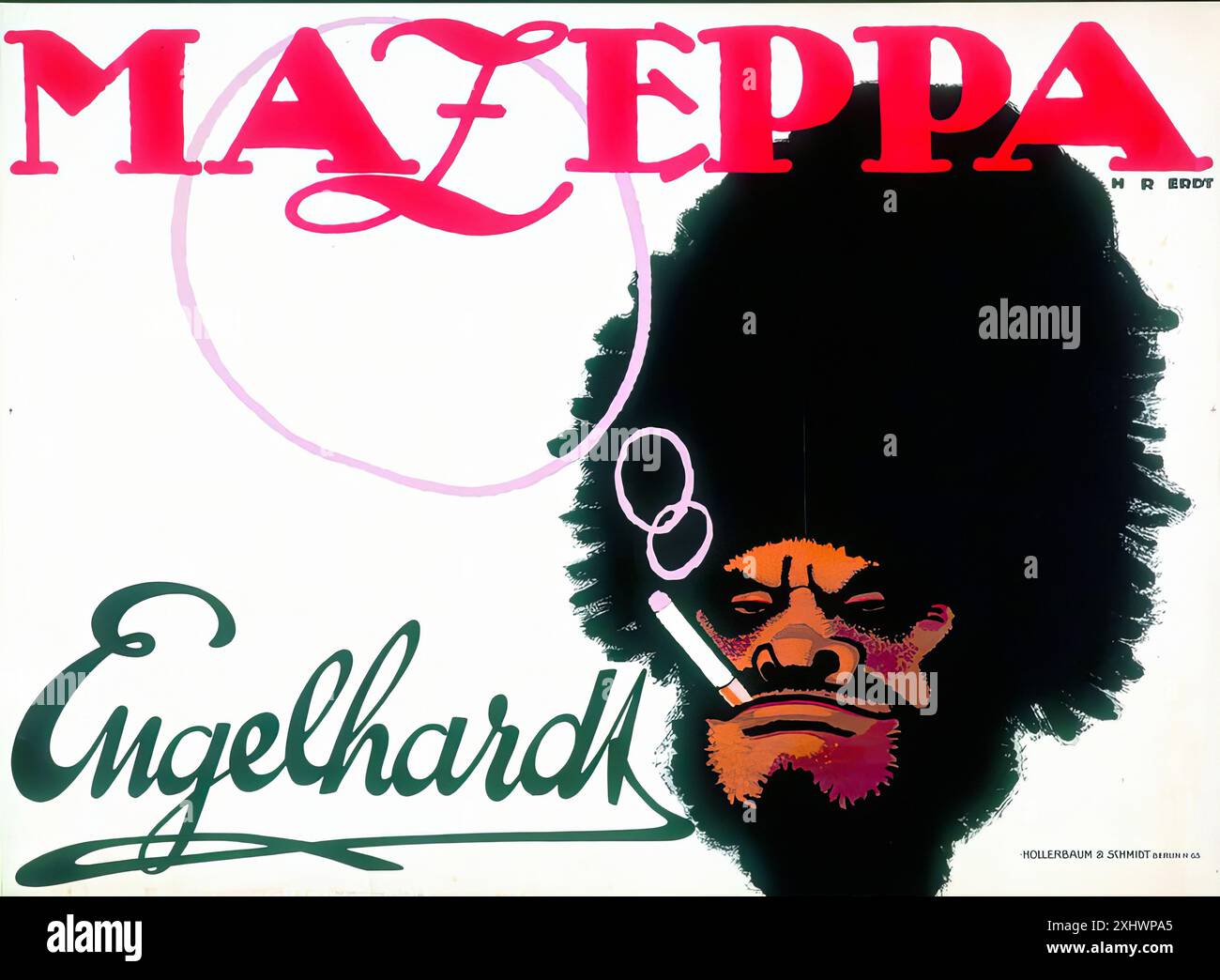 ERDT Hans Rudi - Engelhardt Mazeppa, 1912 - Art Nouveau vintage print ...