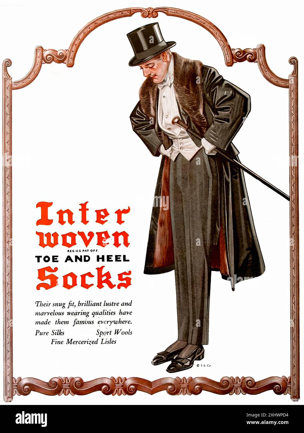 LEYENDECKER J - C - (Joseph Christian, 1874-1951). Ad for Interwoven ...