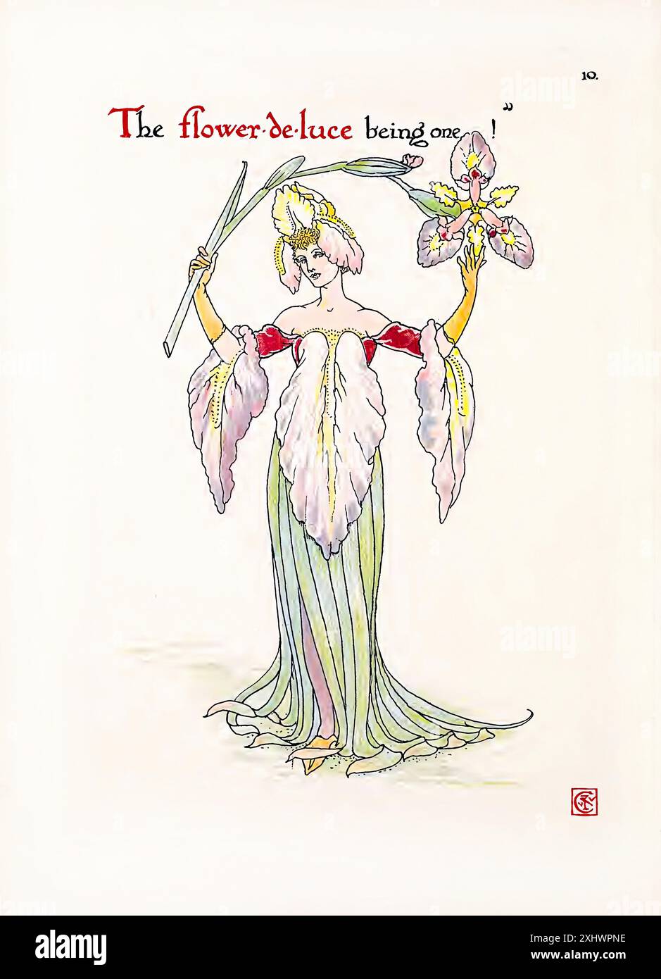 CRANE Walter Flowers from Shakespeare's Garden A Posy from the Plays-10 ...