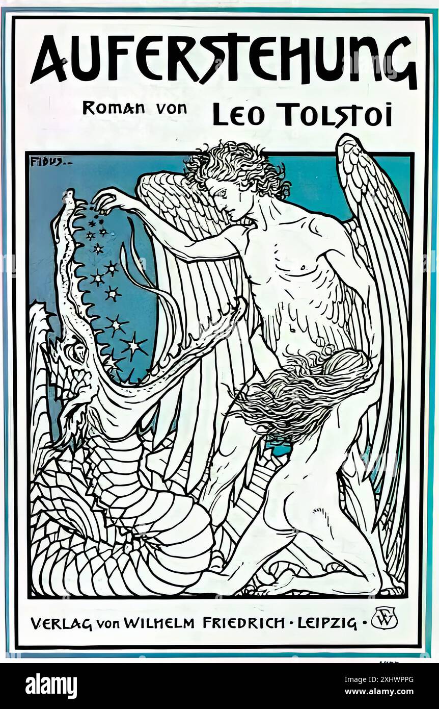 FIDUS (Hugo HÖPPENER) - Äuferstehung, Roman von Leo Tolstoi, 1900 ...