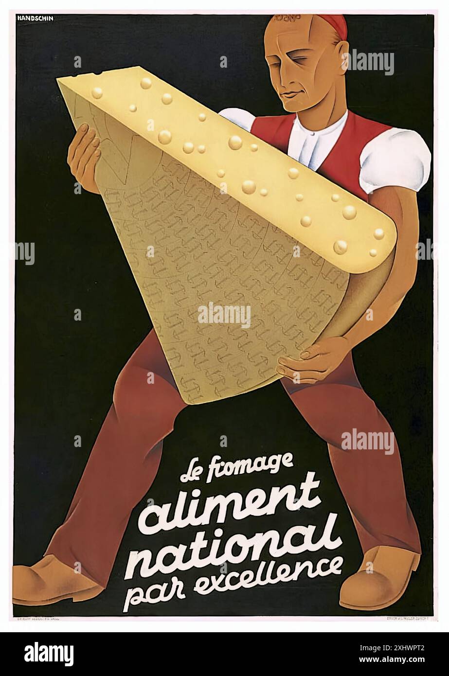 HANDSCHIN Hans [Johannes] - Le Fromage, Aliment national par Excellence ...