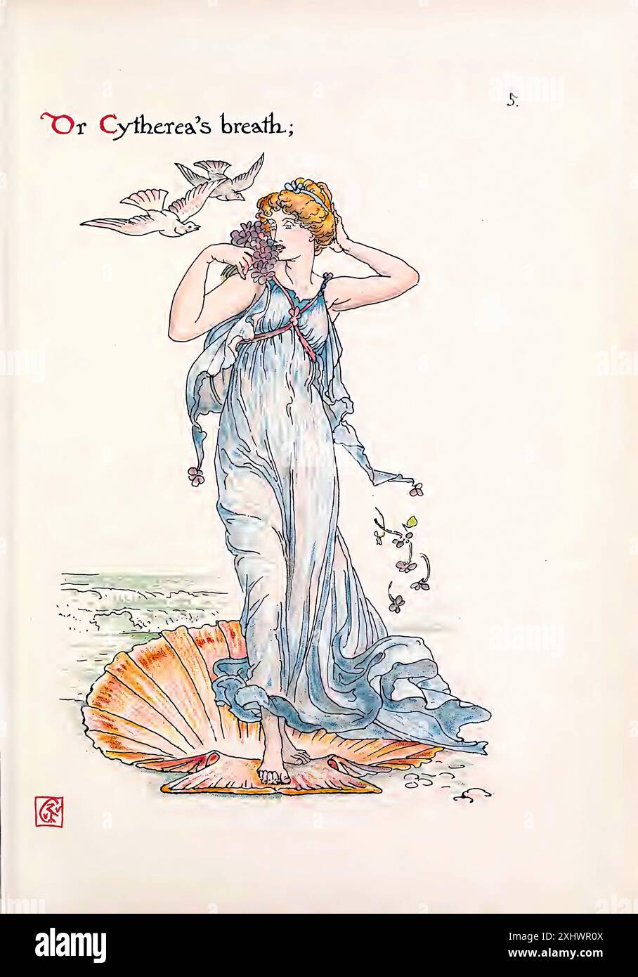 CRANE Walter Flowers from Shakespeare's Garden A Posy from the Plays-5 ...