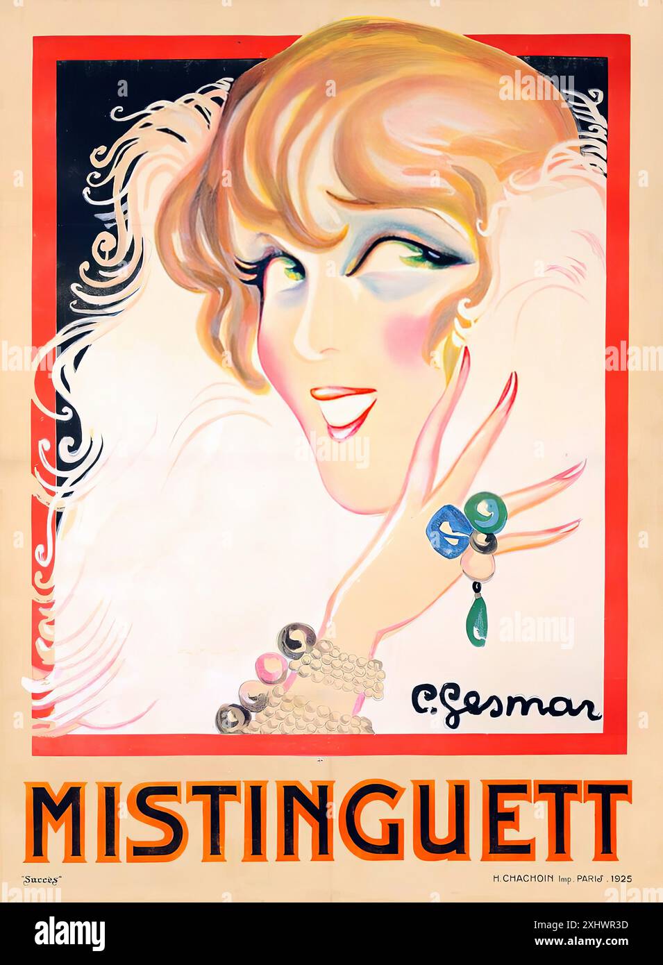Mistinguett illustration hi-res stock photography and images - Alamy