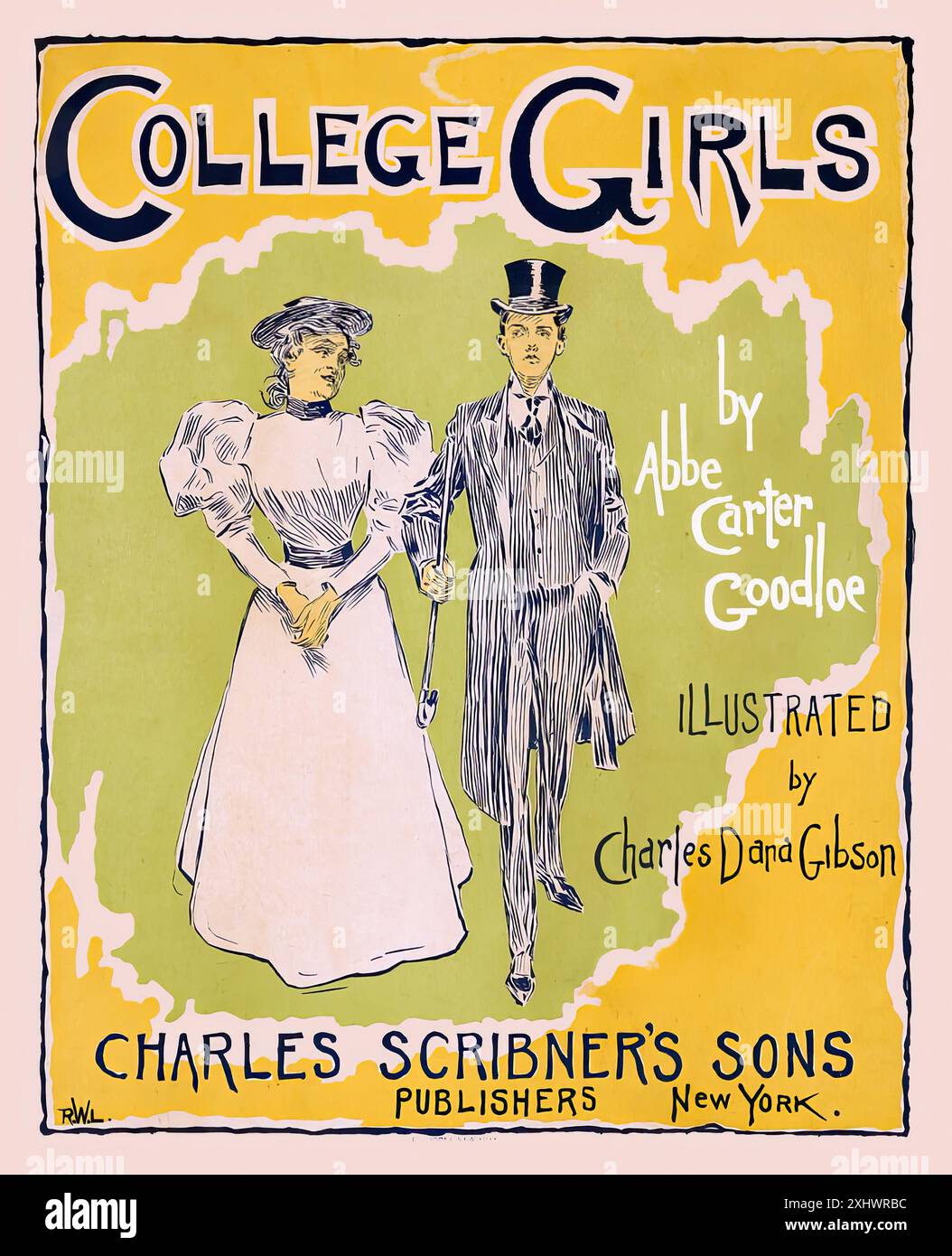 GIBSON Charles Dana - College Girls by Abbe Carter Goodloe, illustrated ...