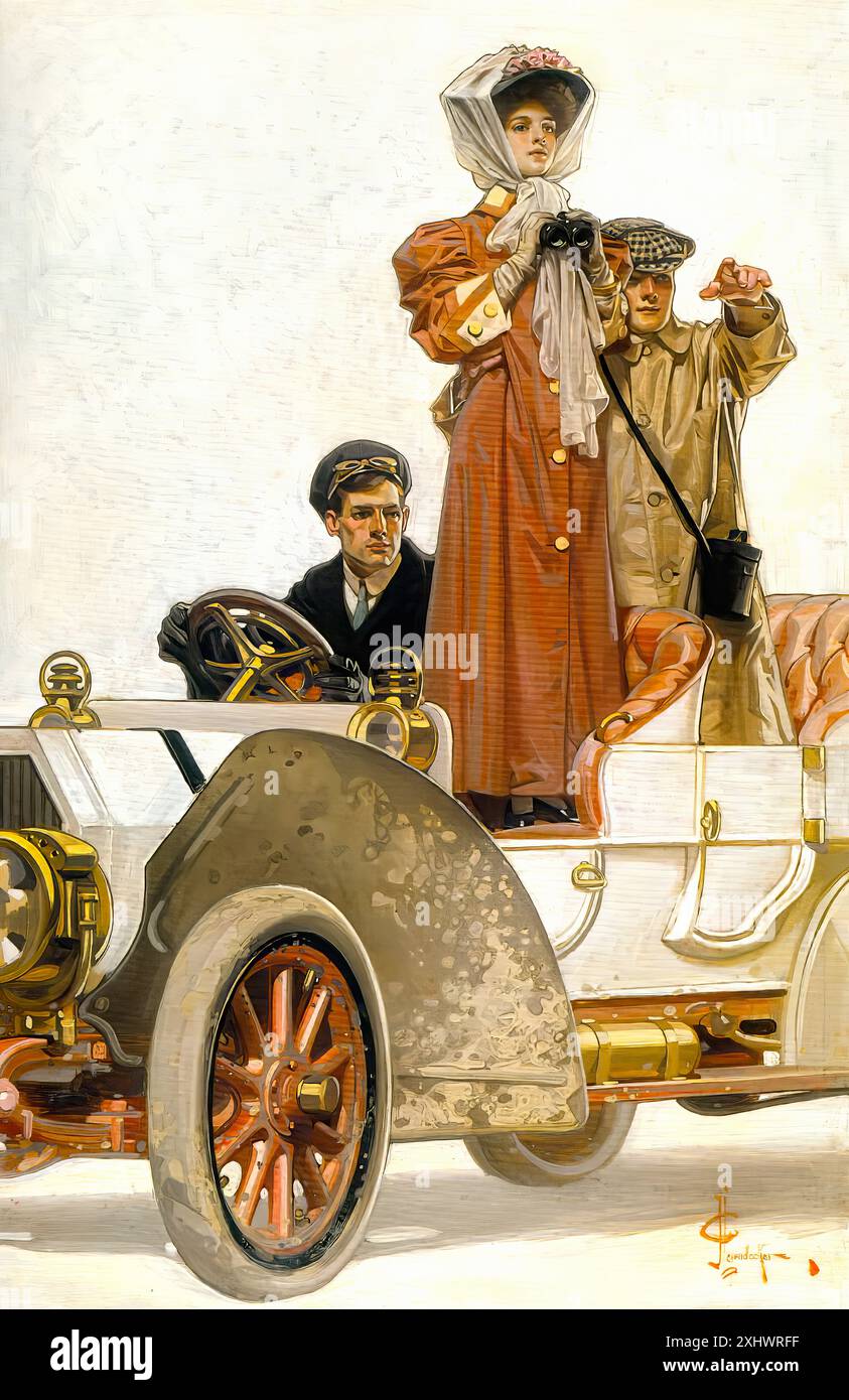 LEYENDECKER J - C - (Joseph Christian, 1874-1951). The Lady and Her ...