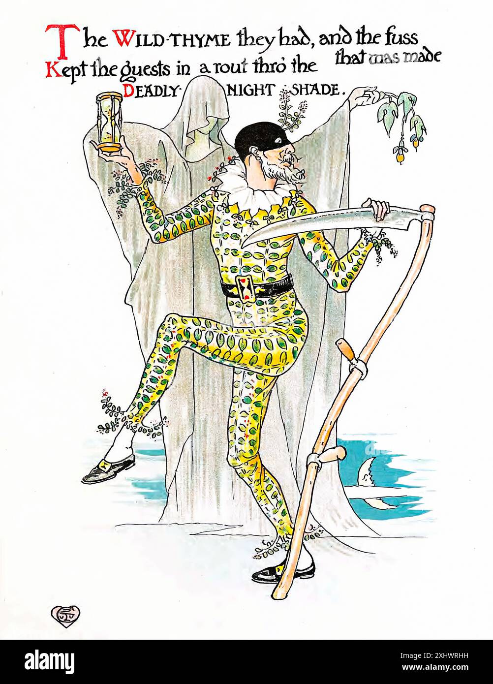 CRANE Walter (1845-1915) 🇬🇧 A Flower Wedding 1905 - Vintage illustrated ...