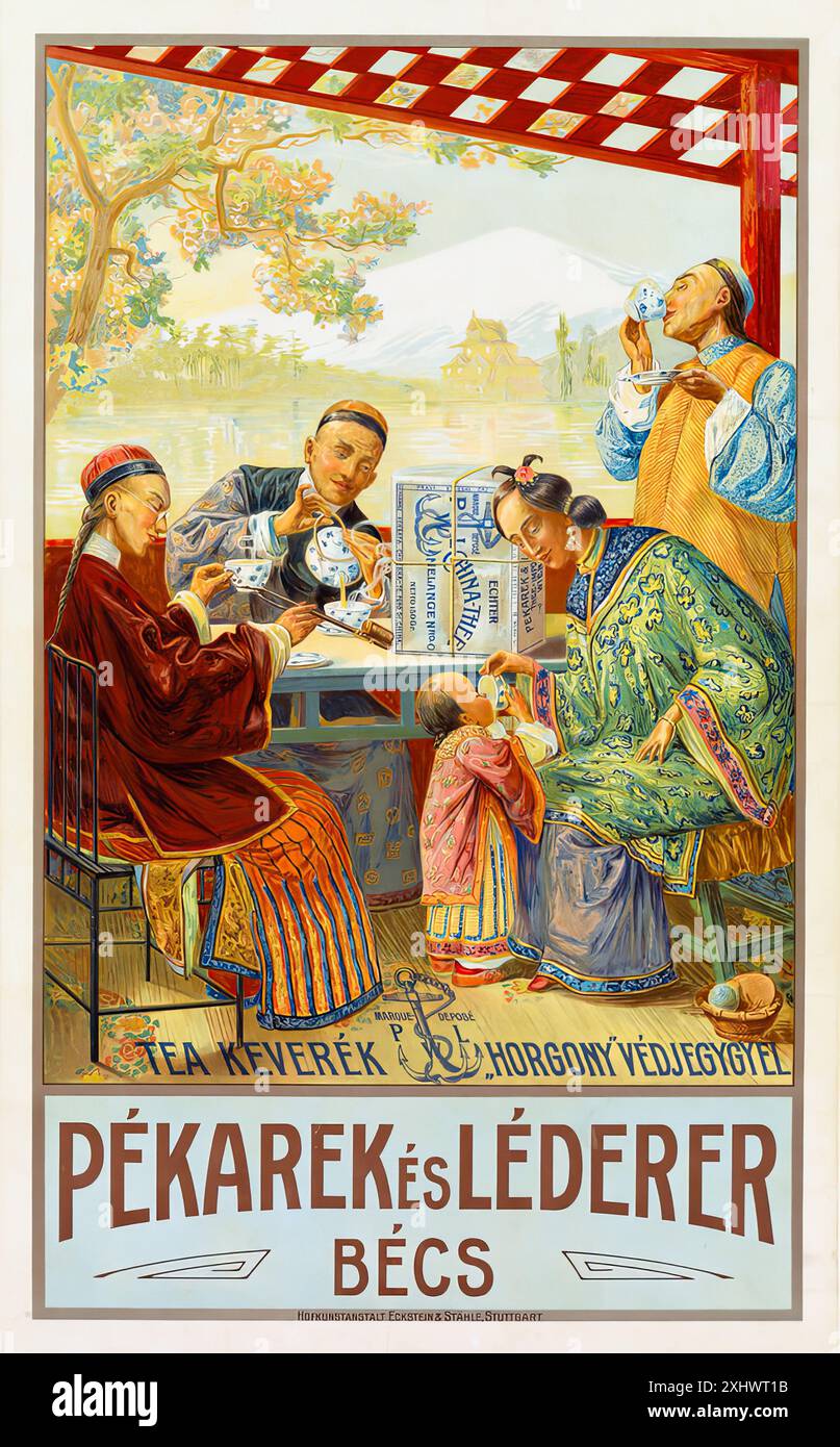 KARPELLUS Adolf - Pékarek és Léderer Bécs. - Art Nouveau vintage print ...