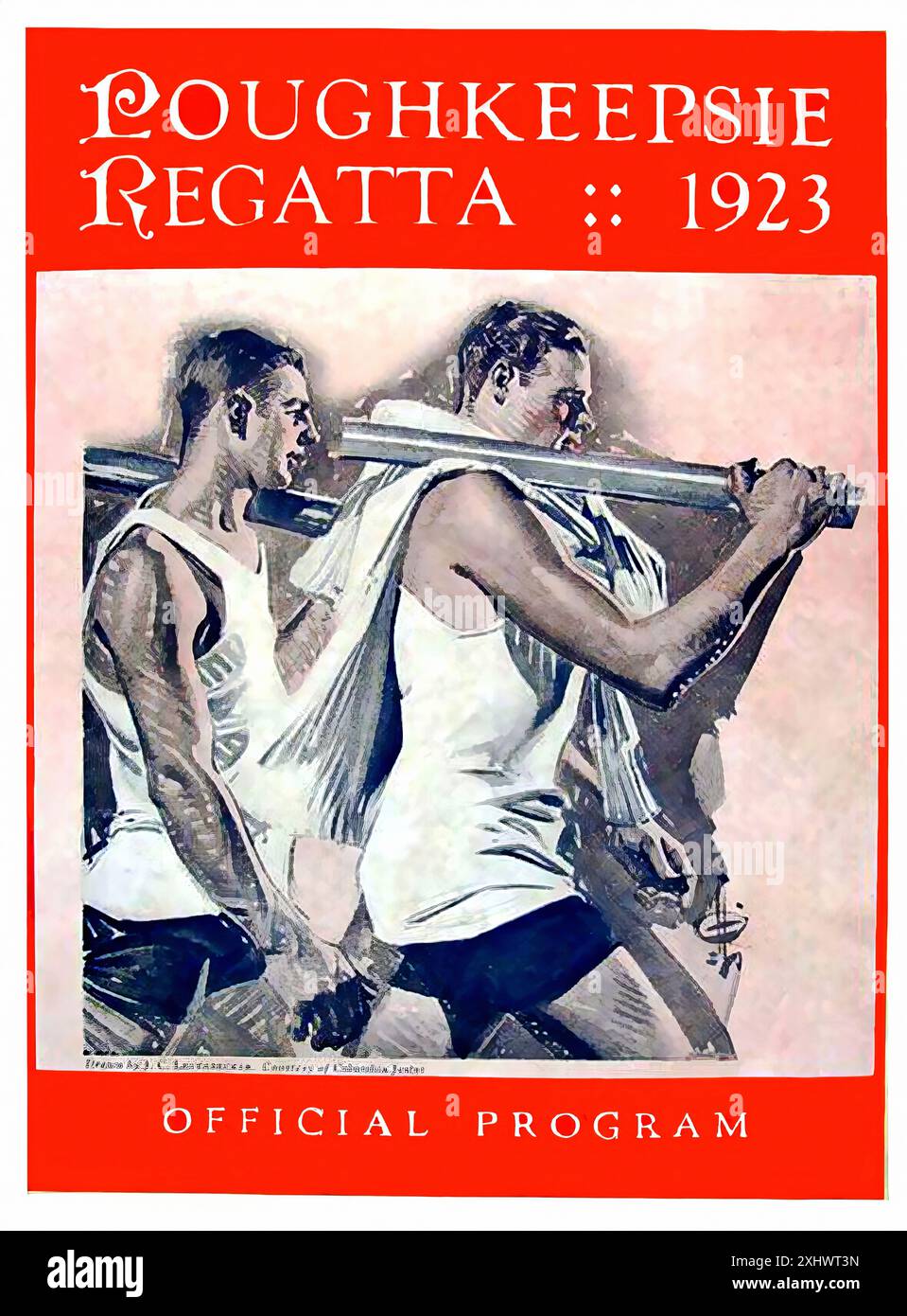 LEYENDECKER J - C - Poughkeepsie Regatta, Official Program, 1923 ...
