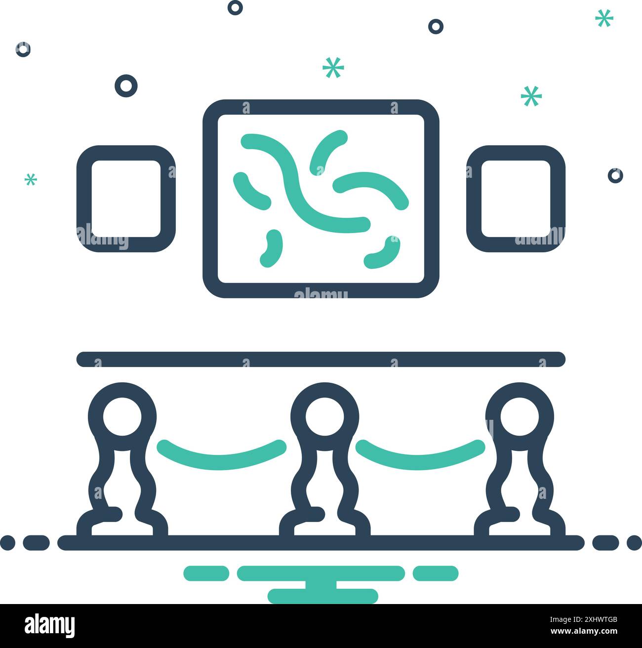 Exhibition stand icon Stock Vector Images - Alamy