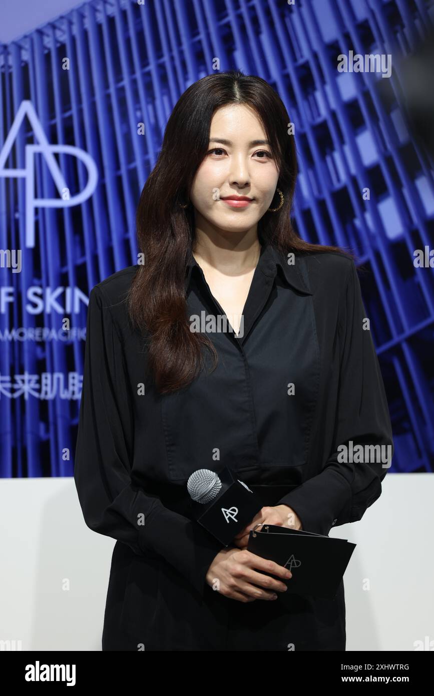 Chinese actress Zeng Li attends an activity in Shanghai, China. 13th ...