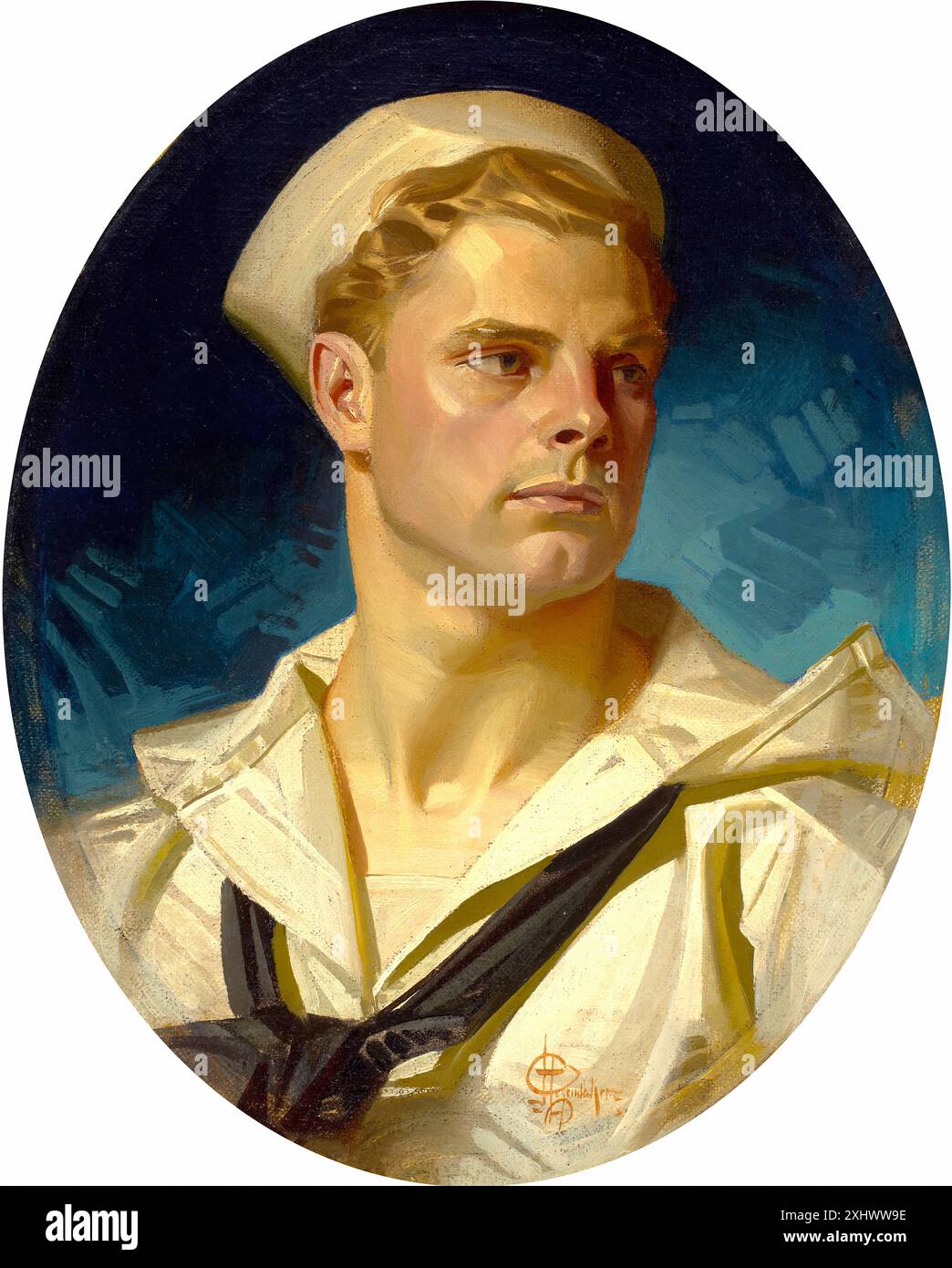 LEYENDECKER Joseph Christian - [Model and Life-Partner, Charles Beach ...