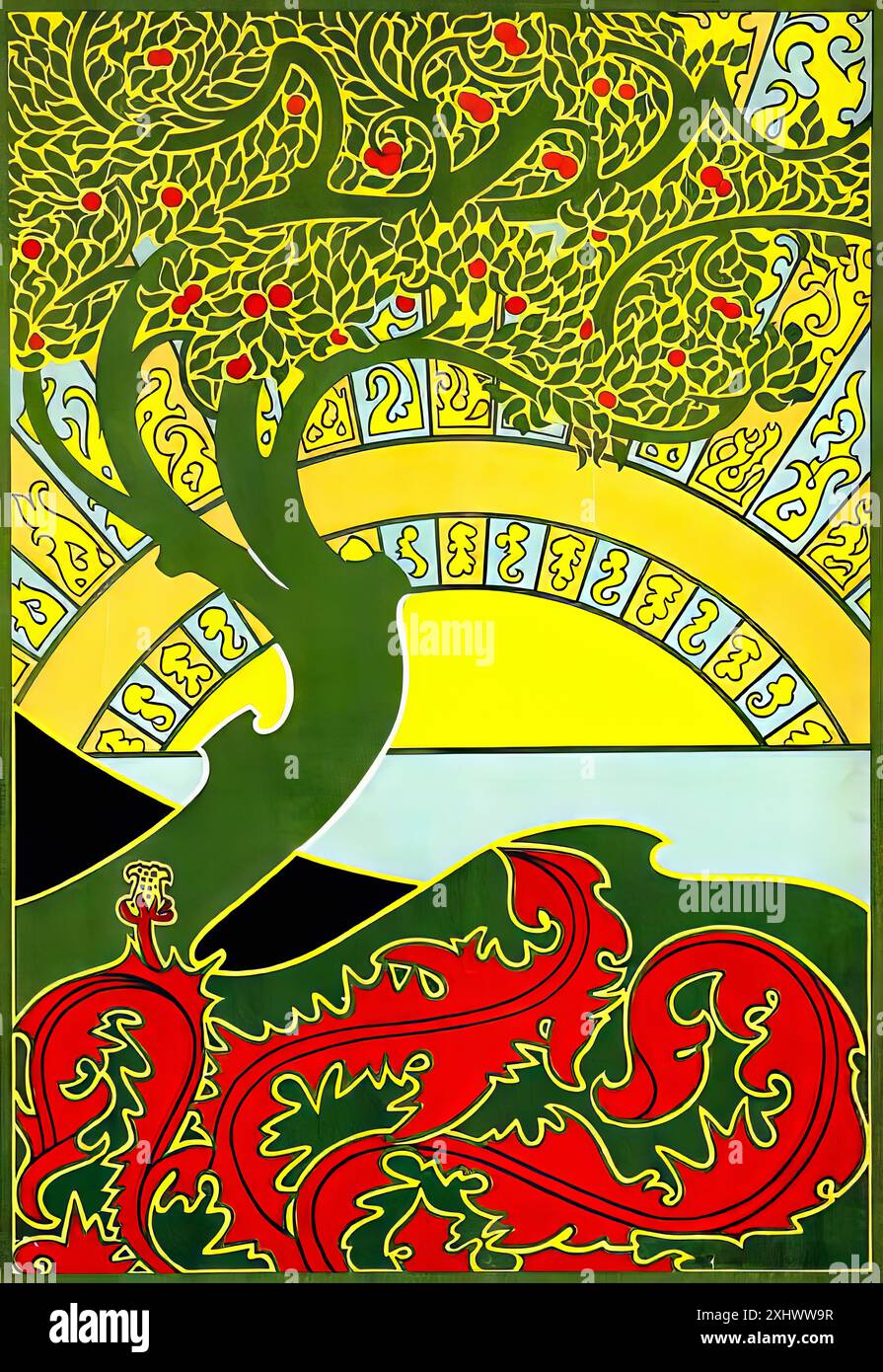 COMBAZ Gisbert (1869-1941) - La Libre Esthétique Salon Annuel 1900 ...