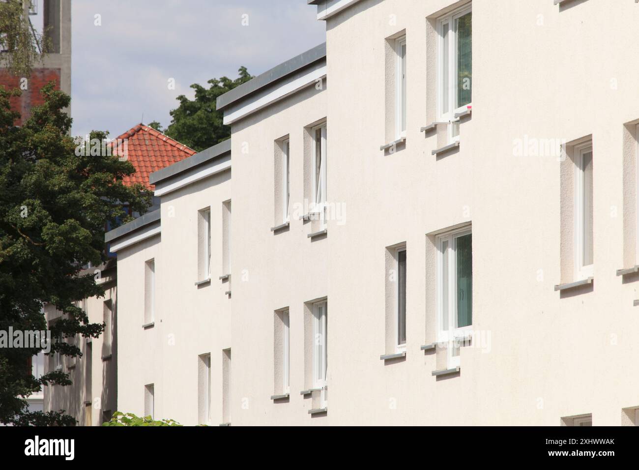 Residential buildings , Apartment buildings, Bremen, Germany Stock ...