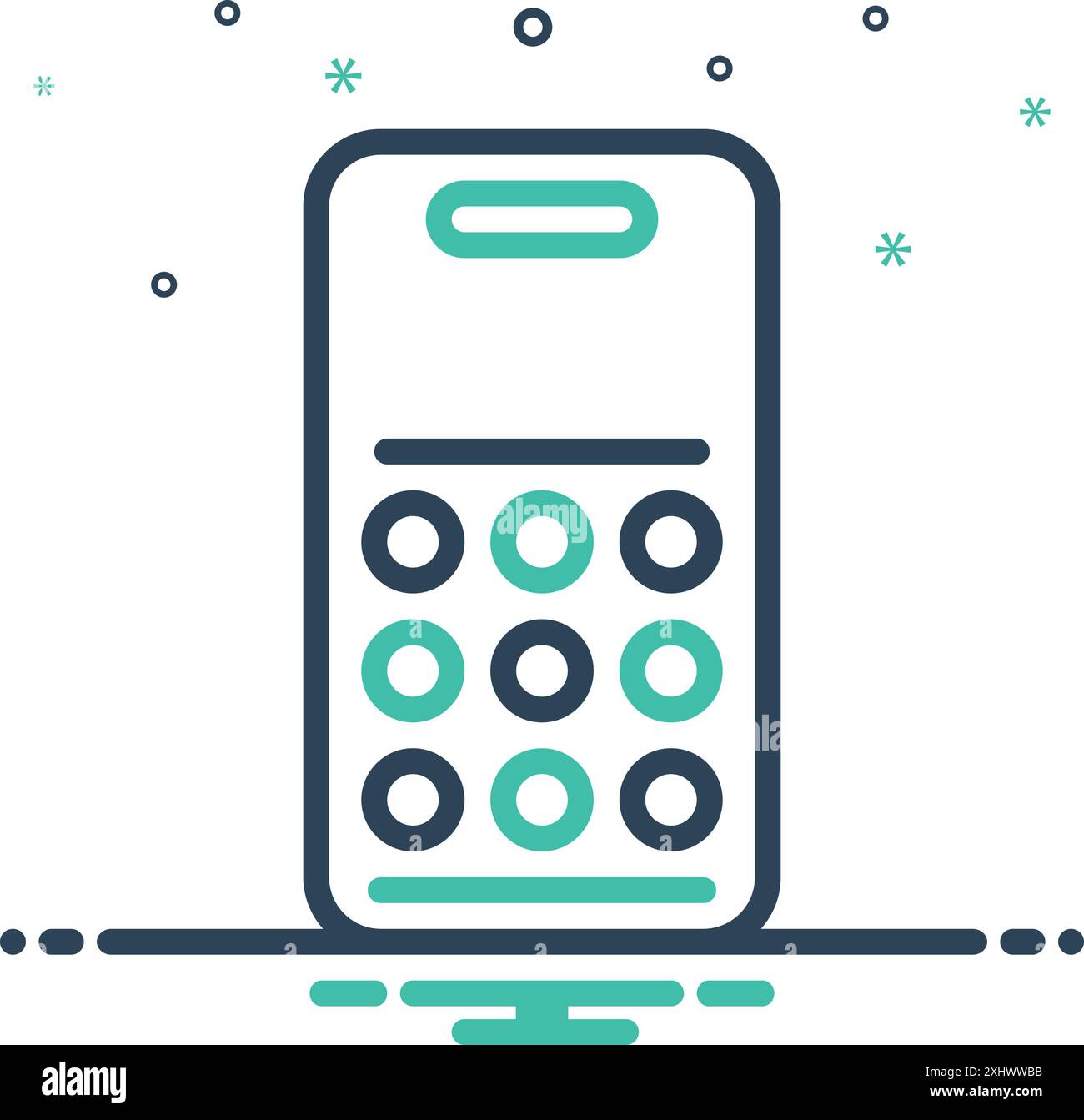 Icon for dial, dial pad Stock Vector Image & Art - Alamy