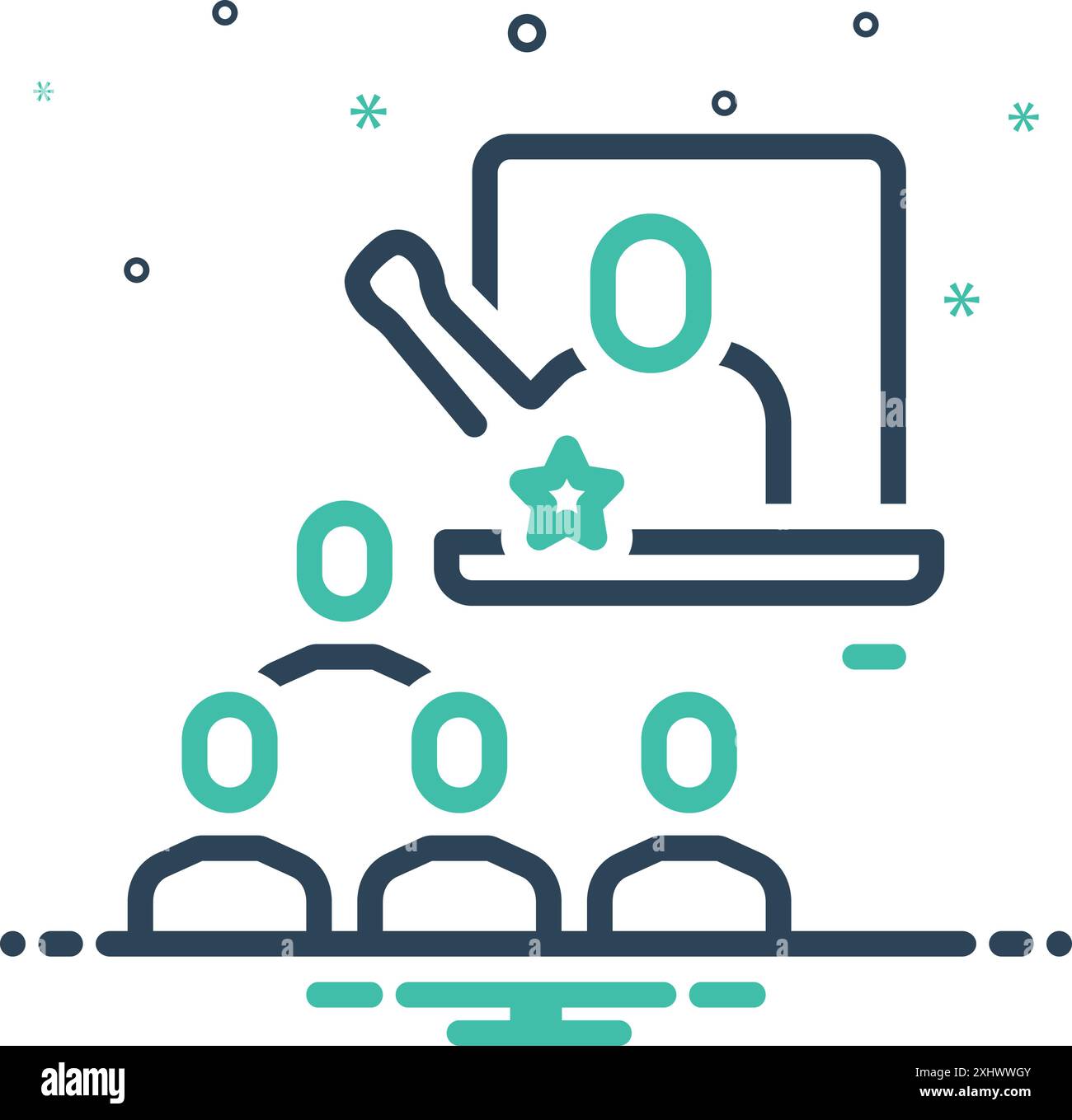 Leader and follower Cut Out Stock Images & Pictures - Alamy