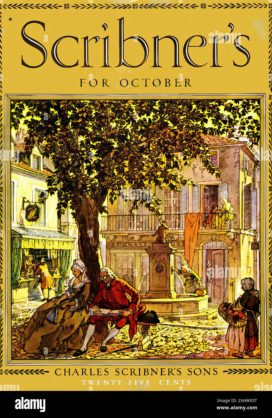 CLELAND Thomas Scribner's Magazine Oct 1936 - Vintage illustrated print ...