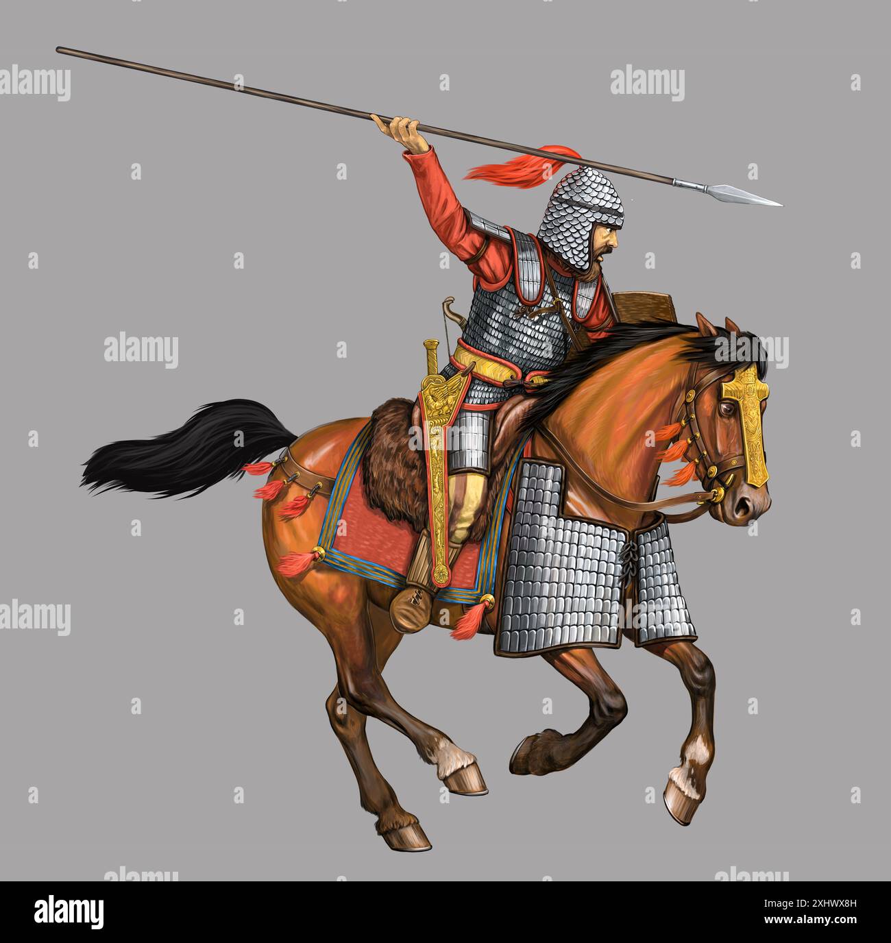 Scythian horse armor hi-res stock photography and images - Alamy