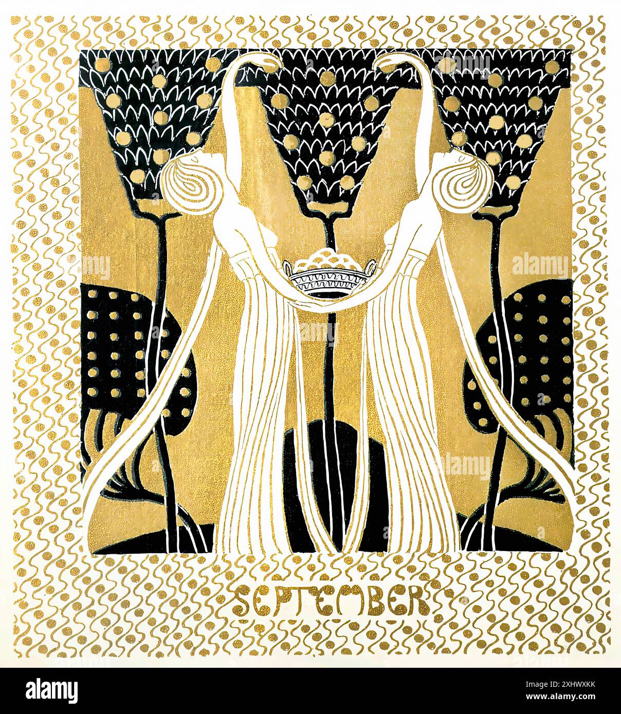 LIST Wilhelm September [Art Nouveau Vienna Secession calendar art ...
