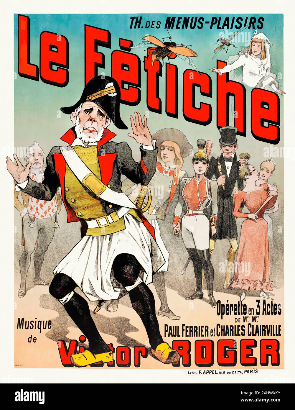 CHOUBRAC Alfred Th Des Menus-Plaisirs Le Fétiche operette Musique de ...