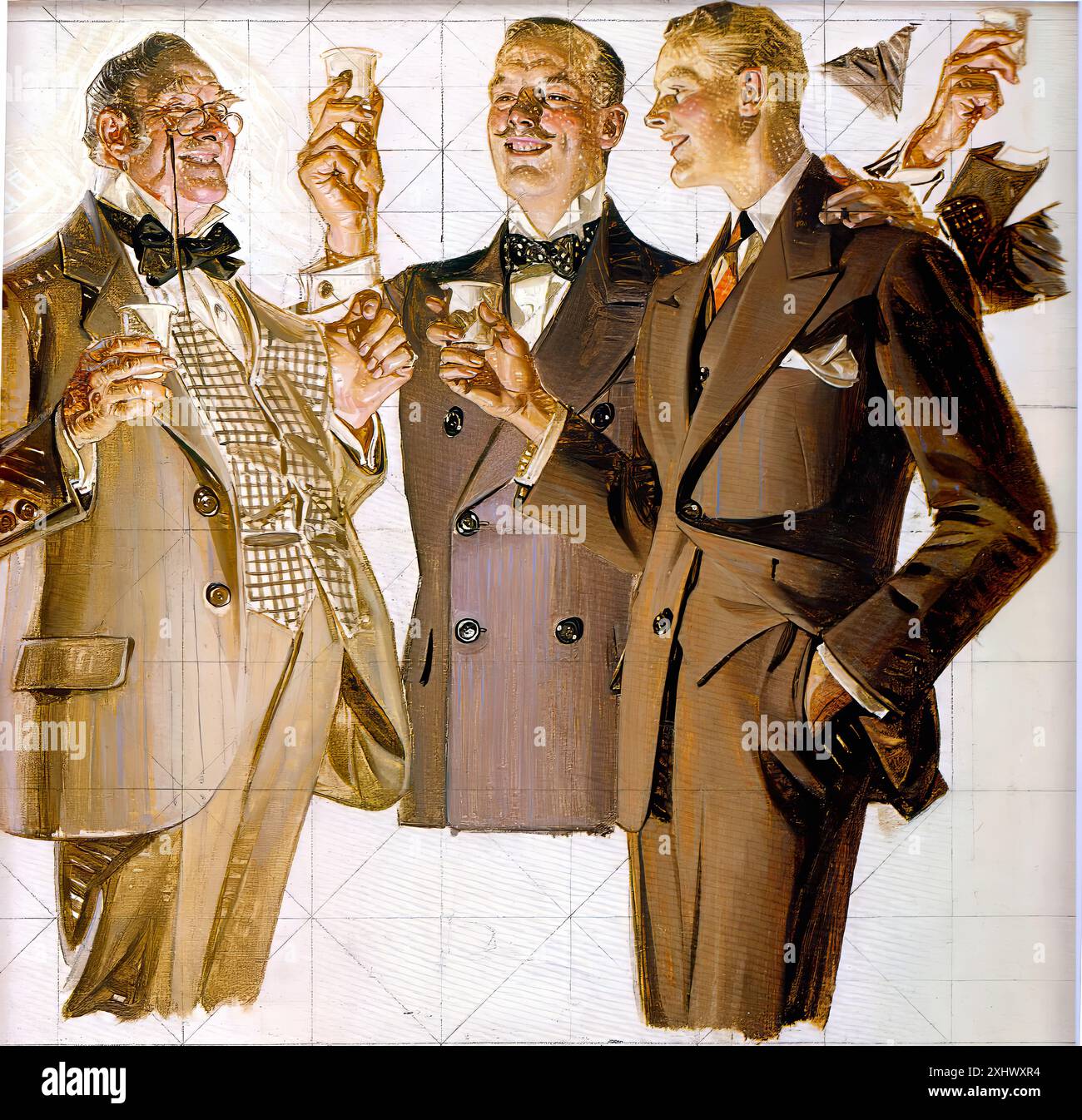 LEYENDECKER J - C - (Joseph Christian, 1874-1951). Ad for Kuppenheimer ...