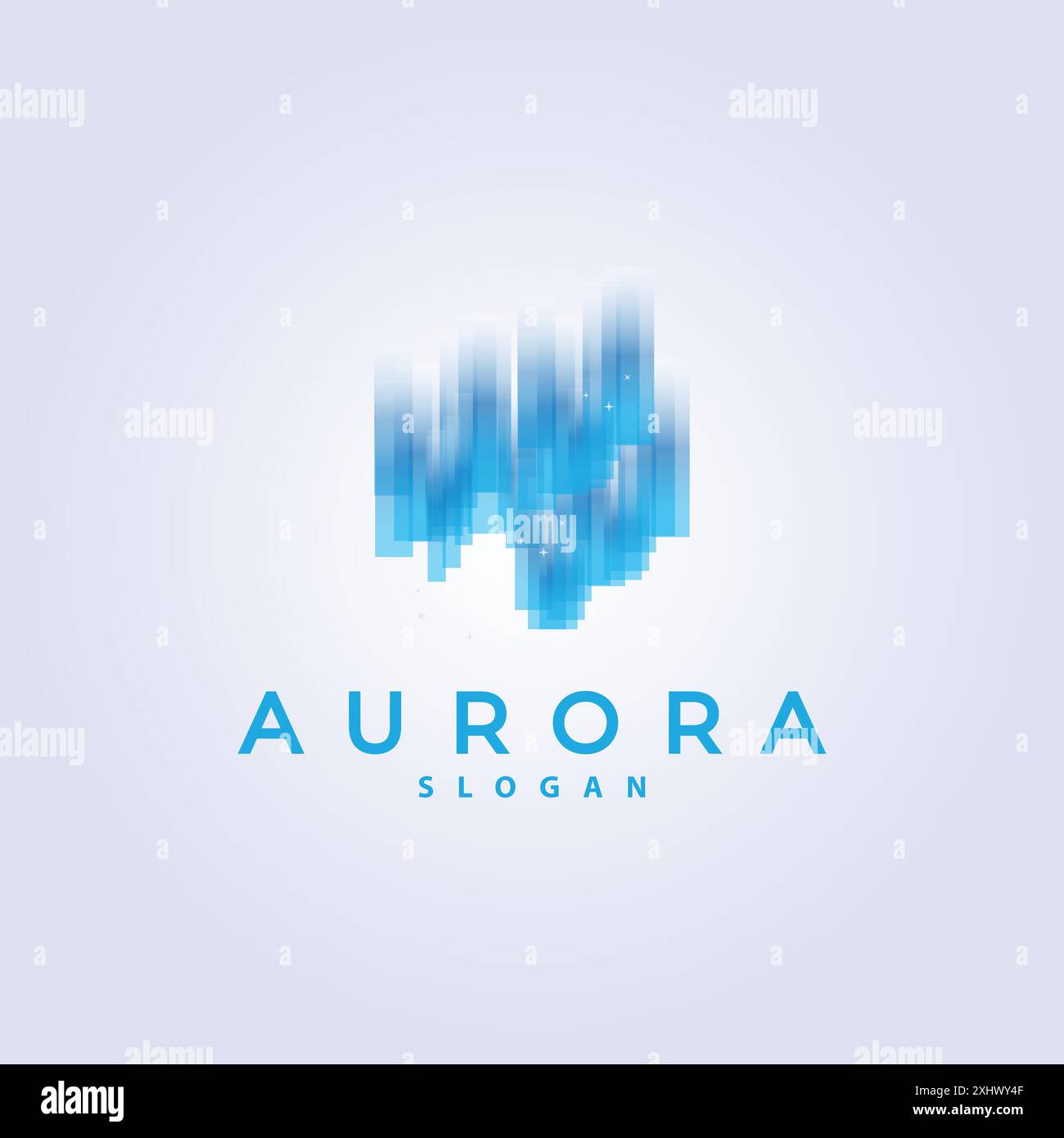 Aurora borealis logo hi-res stock photography and images - Alamy