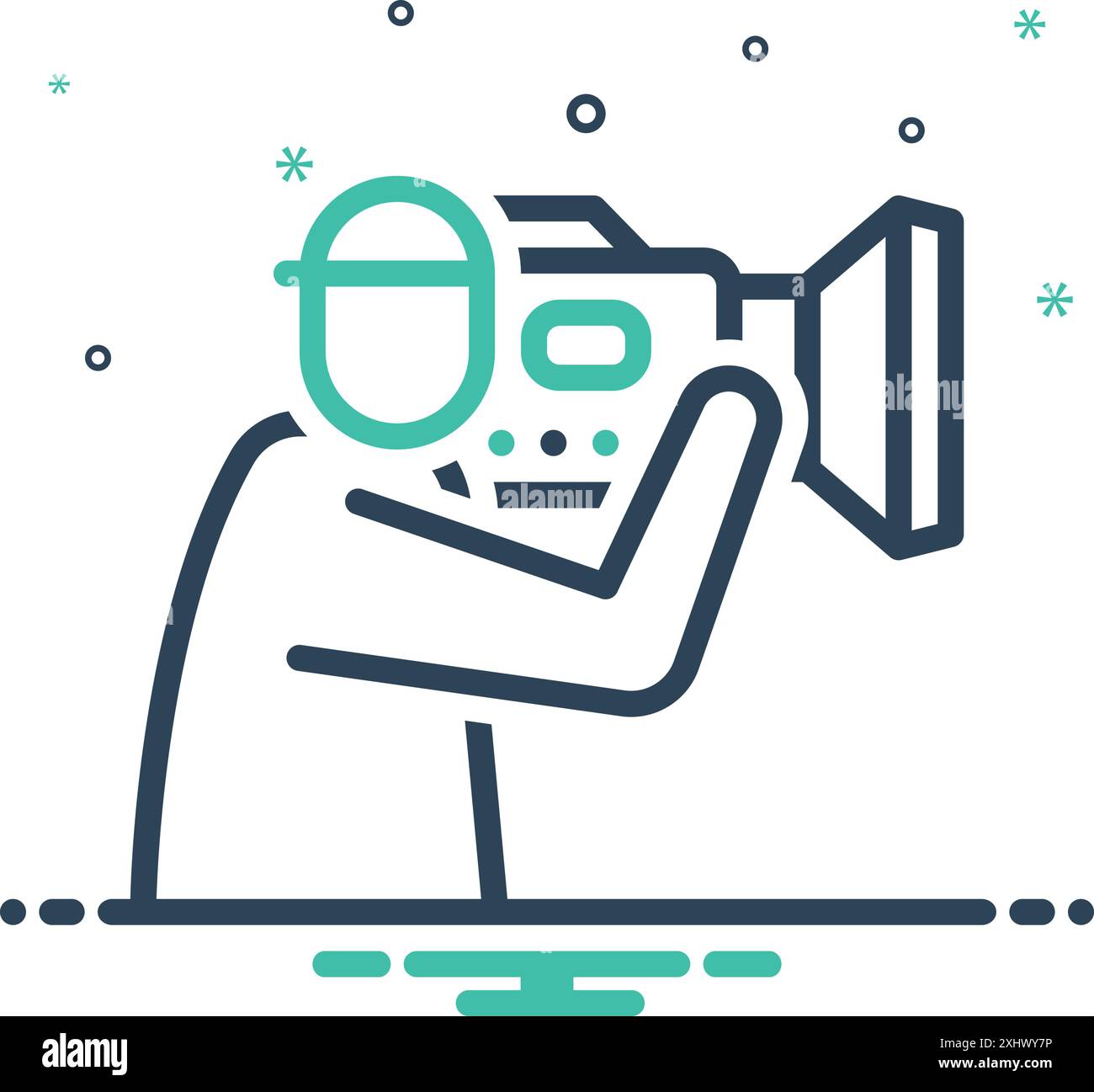 Cameraman icon vector vectors hi-res stock photography and images - Alamy