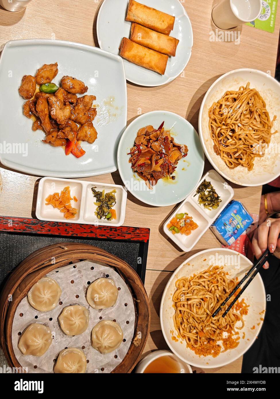 Chinese food, fish, noodles, spring festival food Stock Photo - Alamy