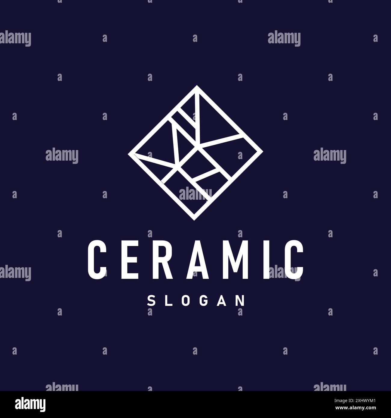 Floor logo simple abstract design home decoration Ceramic tile vector ...